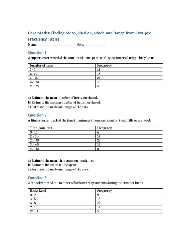 Core Maths